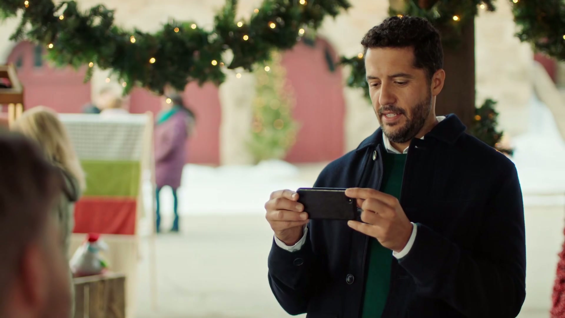 Okay, here we go!One, two, three, smile! - Mom's Christmas Boyfriend ...