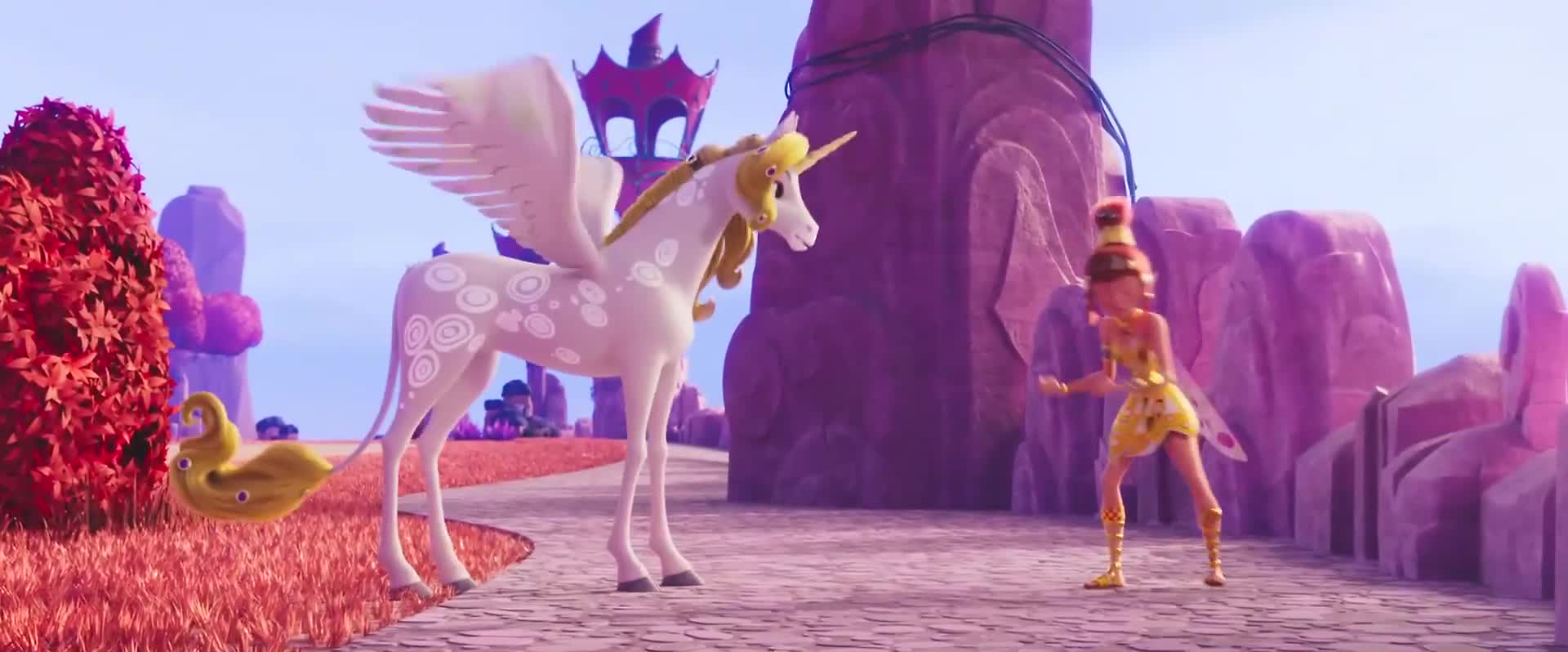 Onchao! Wow, get the baby unicorn. Who are you calling a baby? I'm not ...