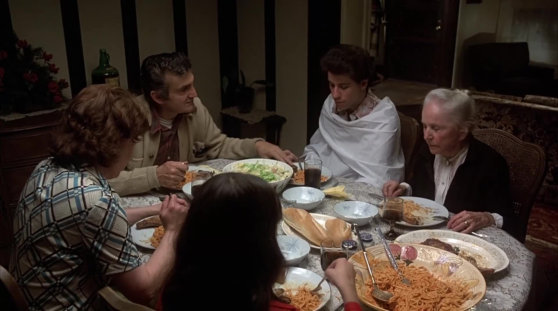 - One pork chop! One!- Hey, Frank! It's disgusting, Ma. He's sick. Will ...