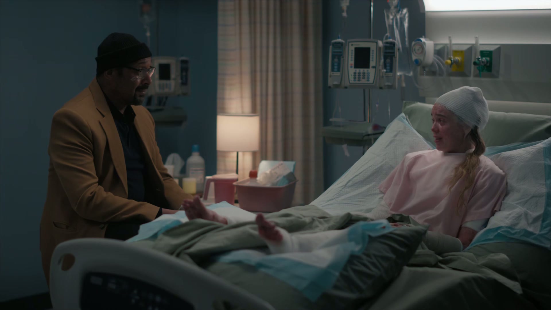 Ooh, child ♪ - I want to get out of this bed. - The Irrational | Clip.Cafe