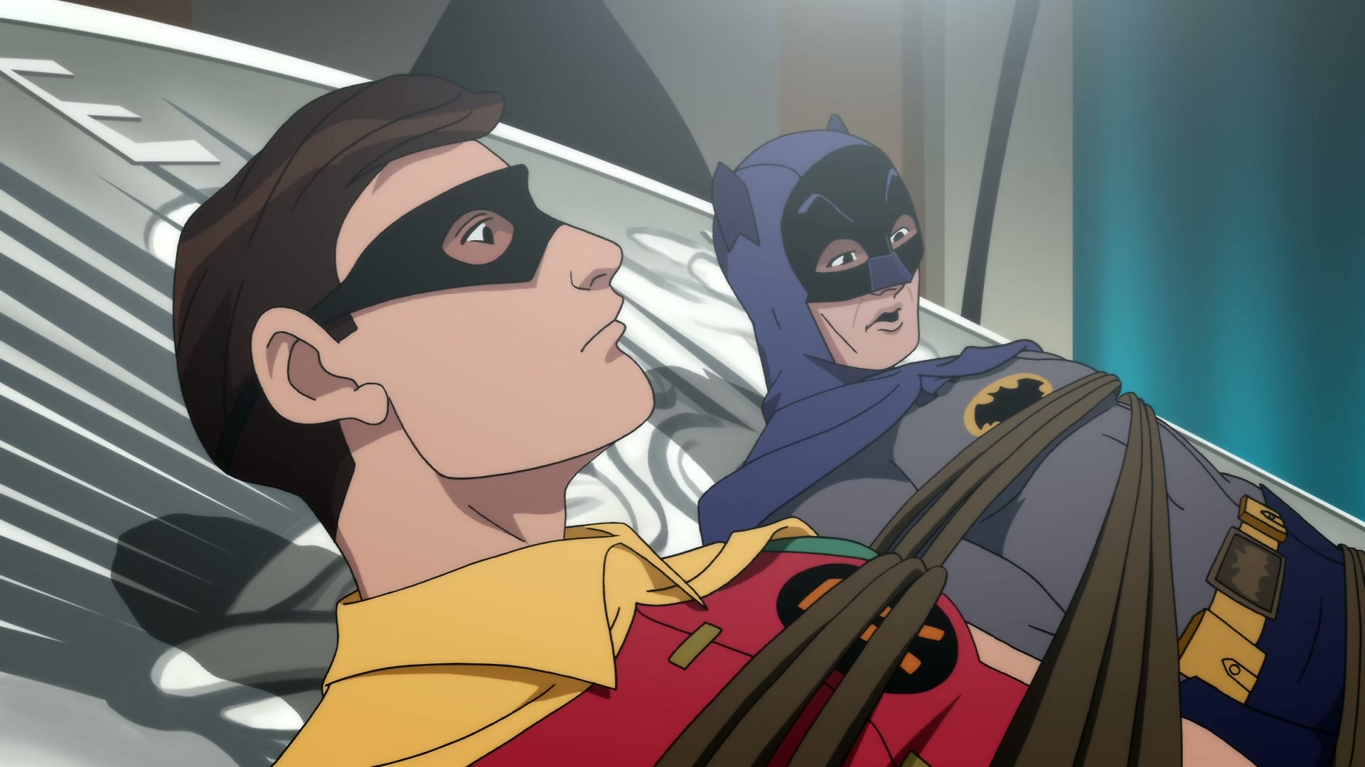 Our weight will ensurethat we fall face down on those spikes. - Batman ...