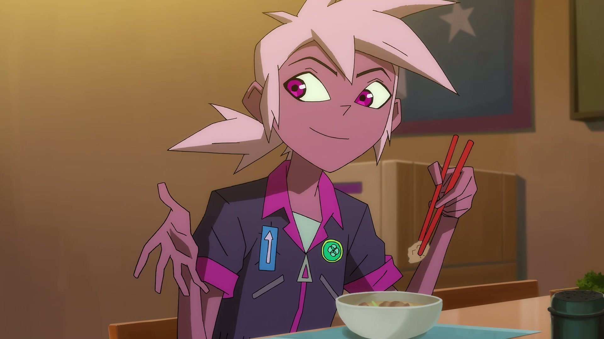 "Pass the sauce? Yeah!That's what I'm talking about! You guys want a ...
