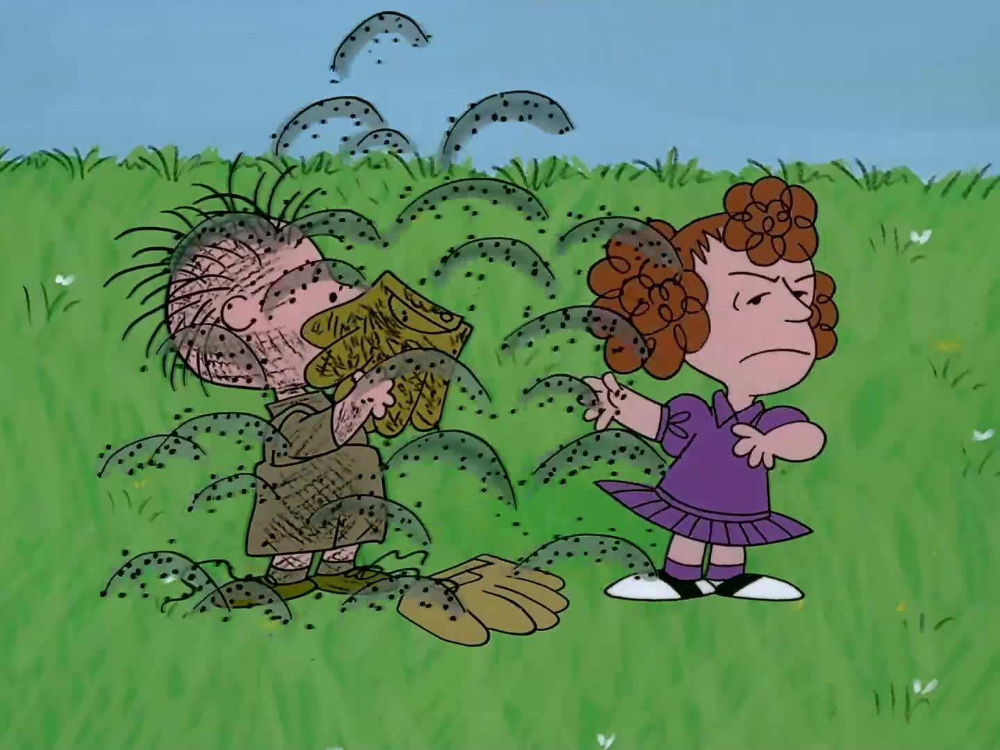 "Pigpen, you're impossible! Can't you do something about all this dust ...