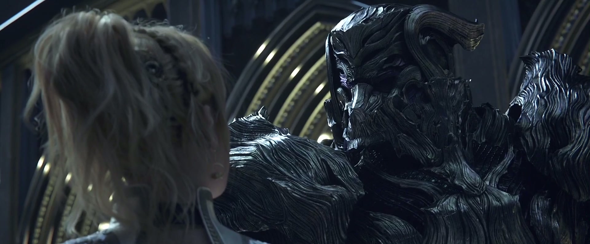 "Pity you couldn't see your beloved Noctis.You have another purpose ...