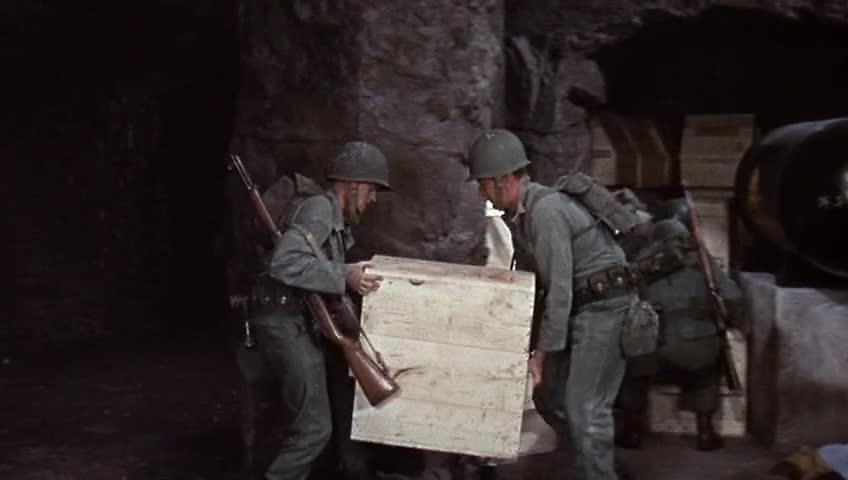 Put it right upagainst the wall. Come on, let's move it, let'smove it ...