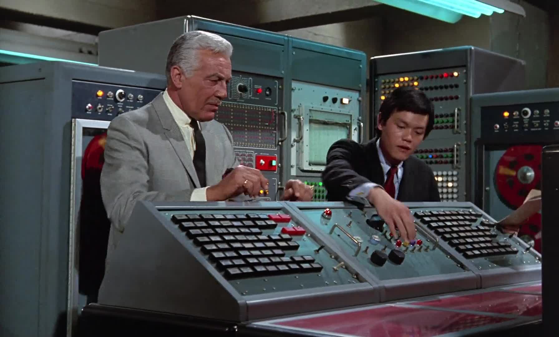 "Ready with yesterday'sstuff? Yeah, just about, sir. - Well, run it ...