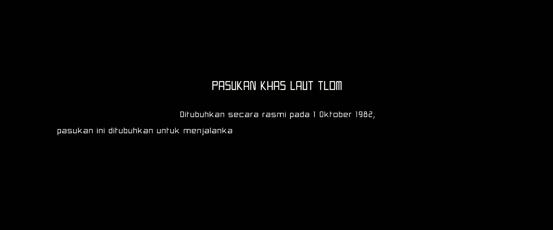 "ROYAL MALAYSIAN NAVY SPECIAL FORCES Officially established on October ...