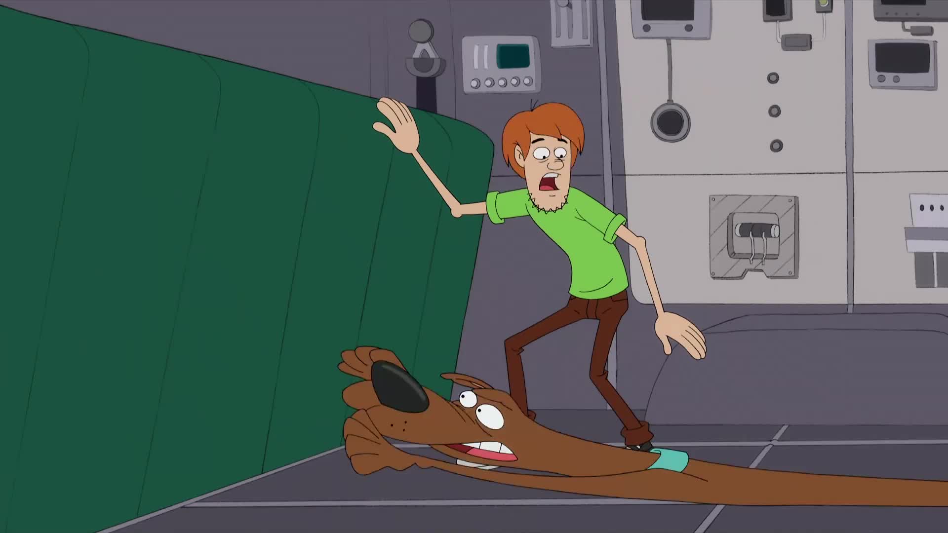 Scooby! (WHIMPERING) Shaggy! (SCREAMING) (STRUGGLING) (SCREAMS ...