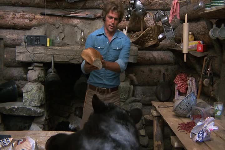 "See what I got here? Would you like a little bread? Come on, big fella ...