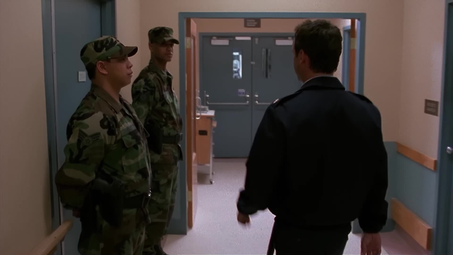 - Sergeant.- Major Davis. - l've come to check on the senator.- Yes ...