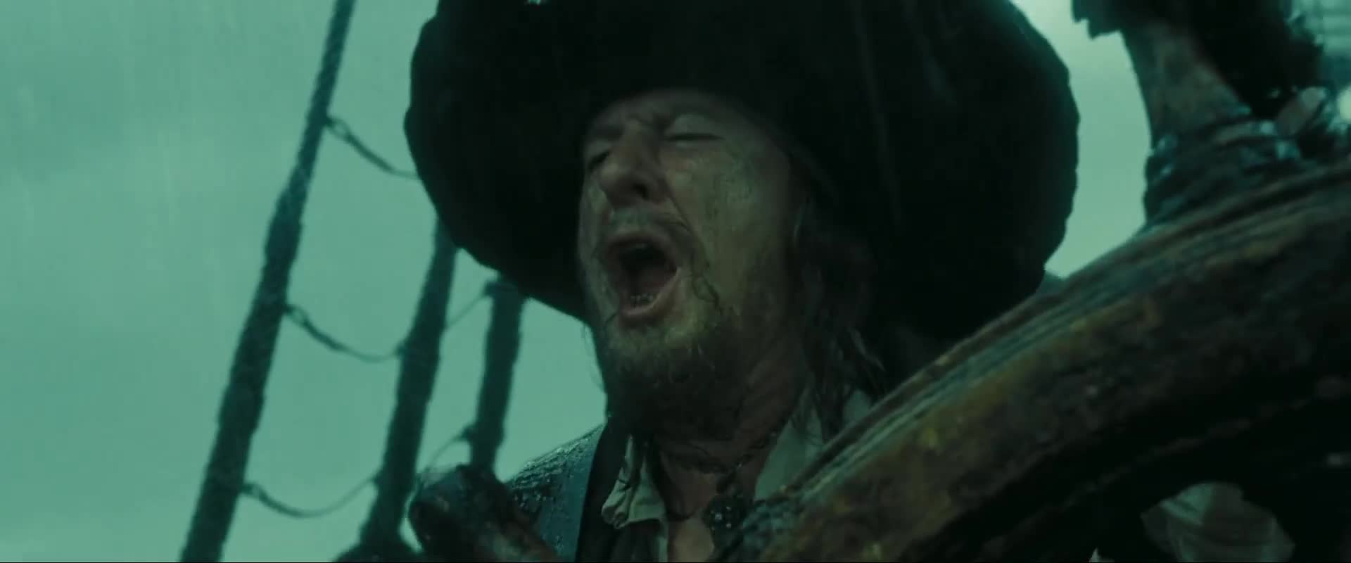 She's on our stern and gaining. More speed!Haul your wind and hold your ...