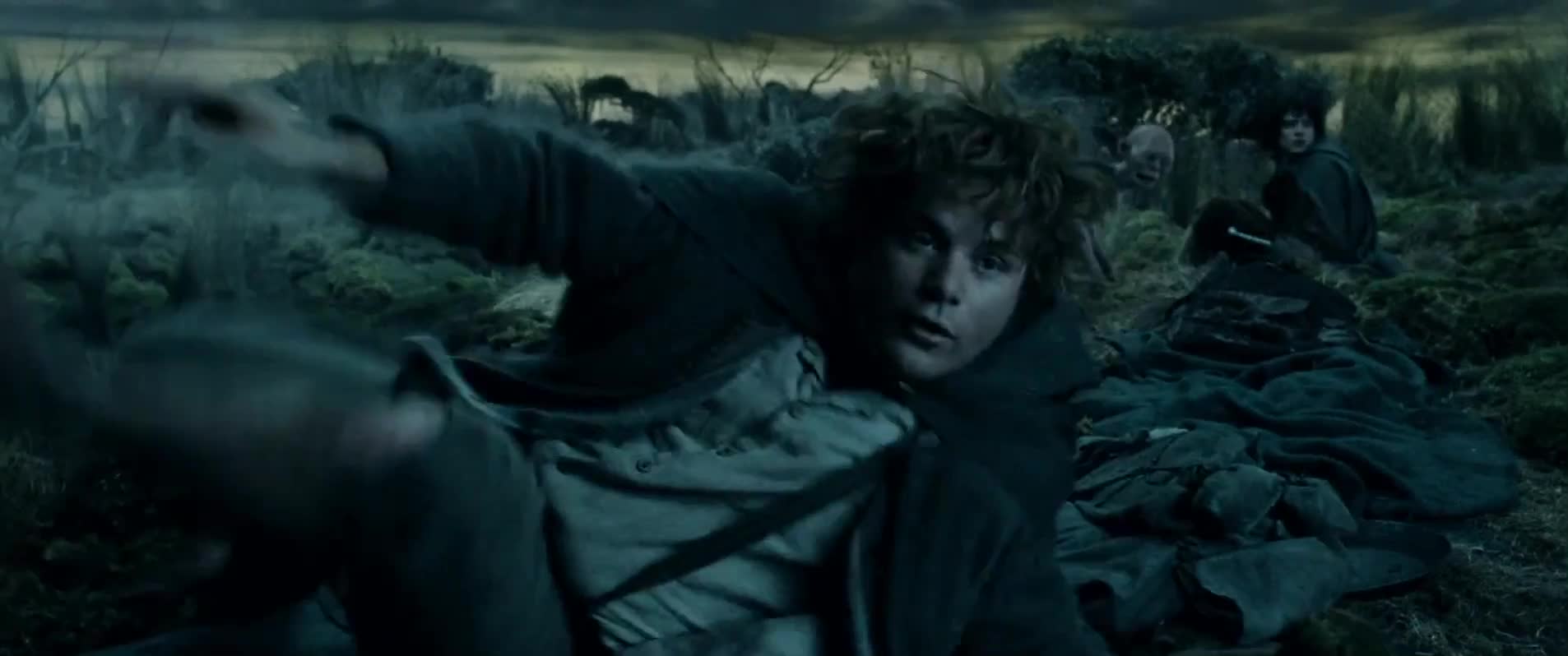 Smeagol. Black Riders! Hide! Hide! - The Lord of the Rings: The Two ...
