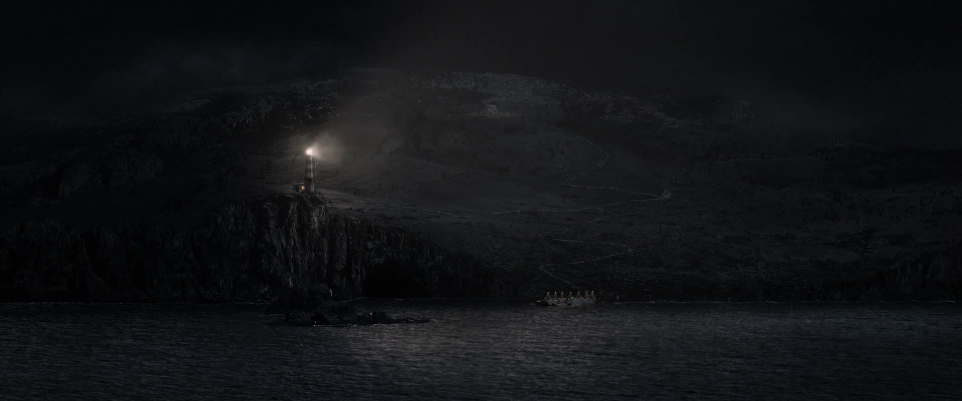 Sniper, to the lighthouse. We search the house first,then fan out. And ...