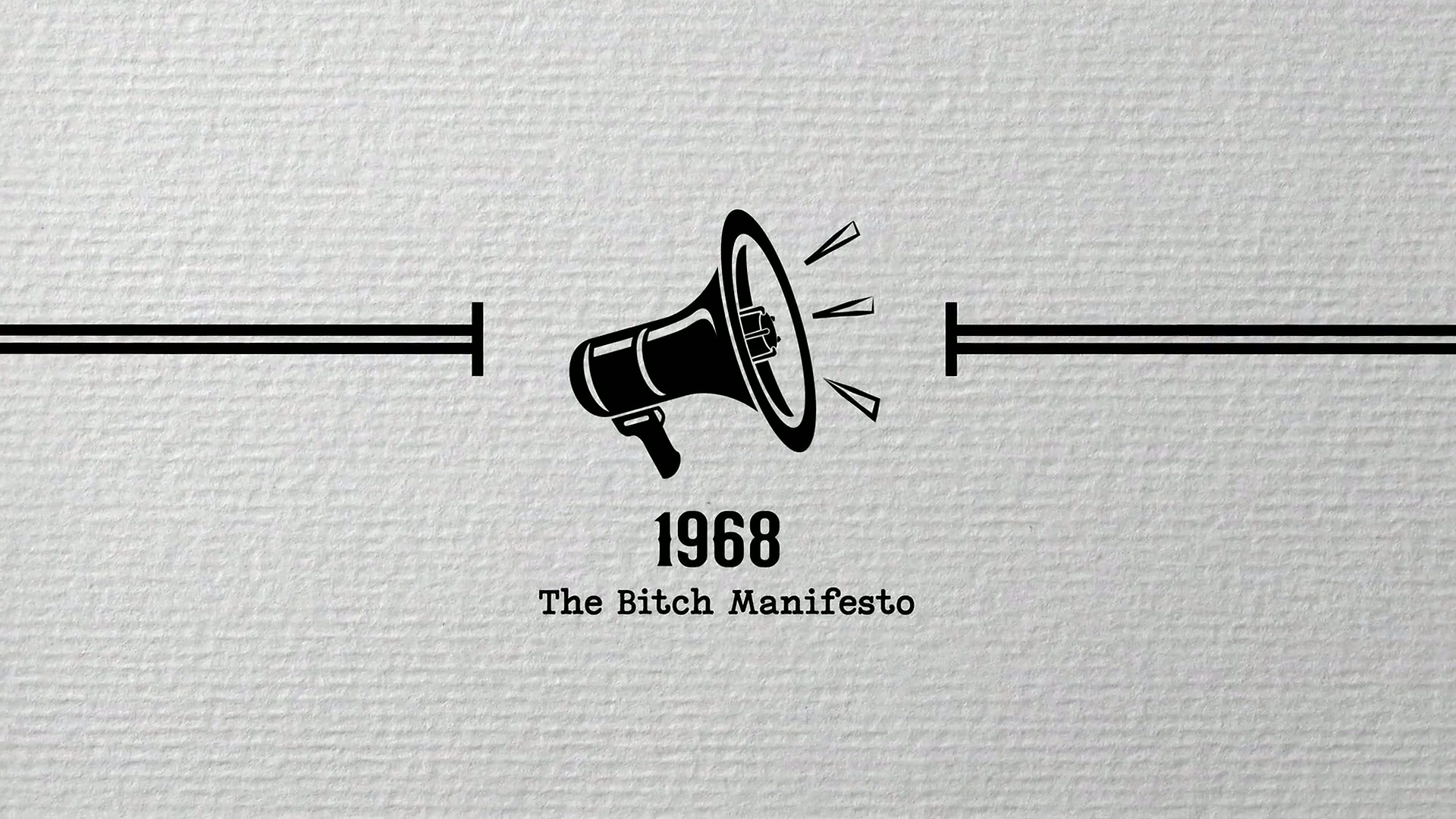 So, 1968, Jo Freeman publishesThe Bitch Manifesto, about what it means ...