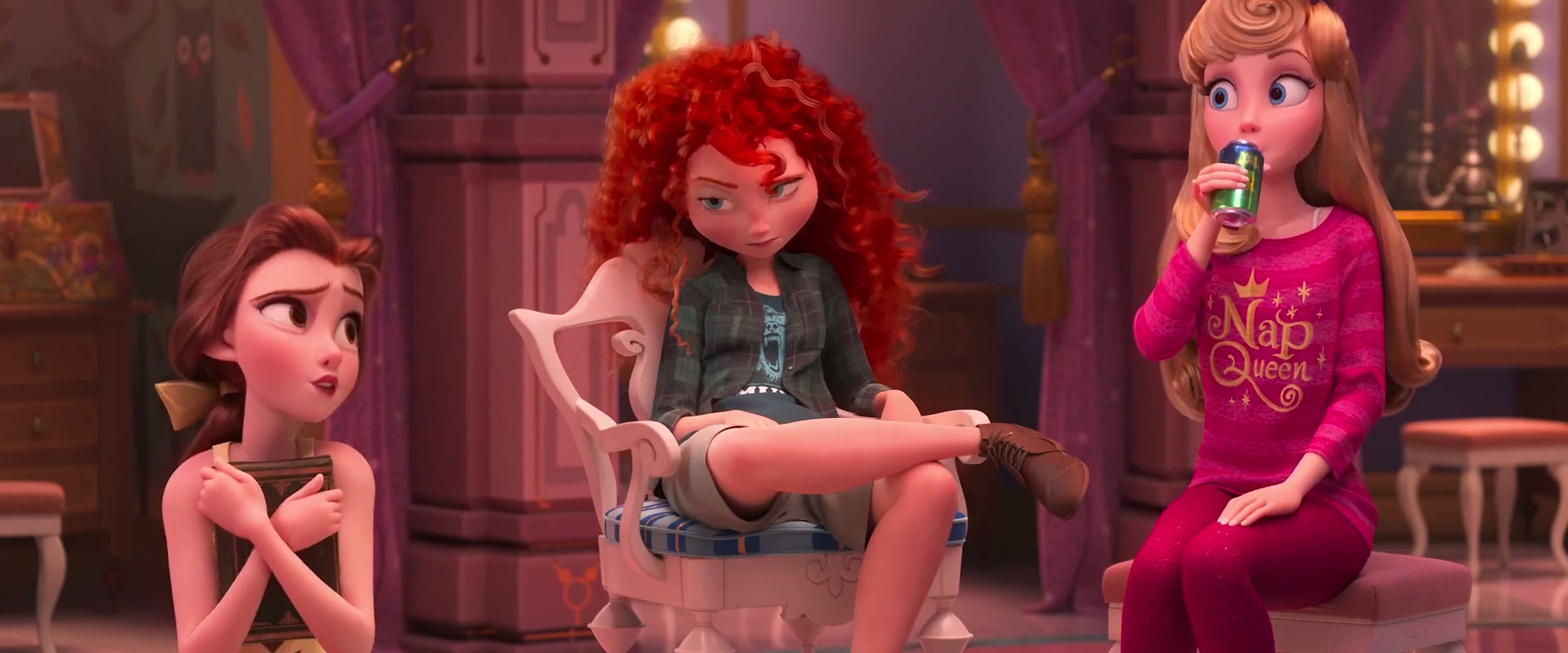 So, this steering wheel you sing of,that's a metaphor? - Ralph Breaks ...
