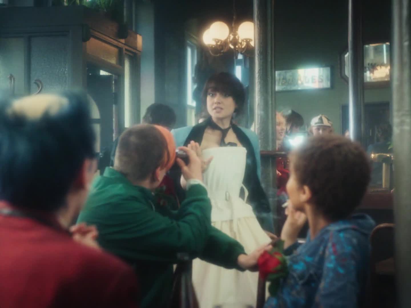 - Stop.- Smile. Is there going to be cake? I'm the best man. I'm ...