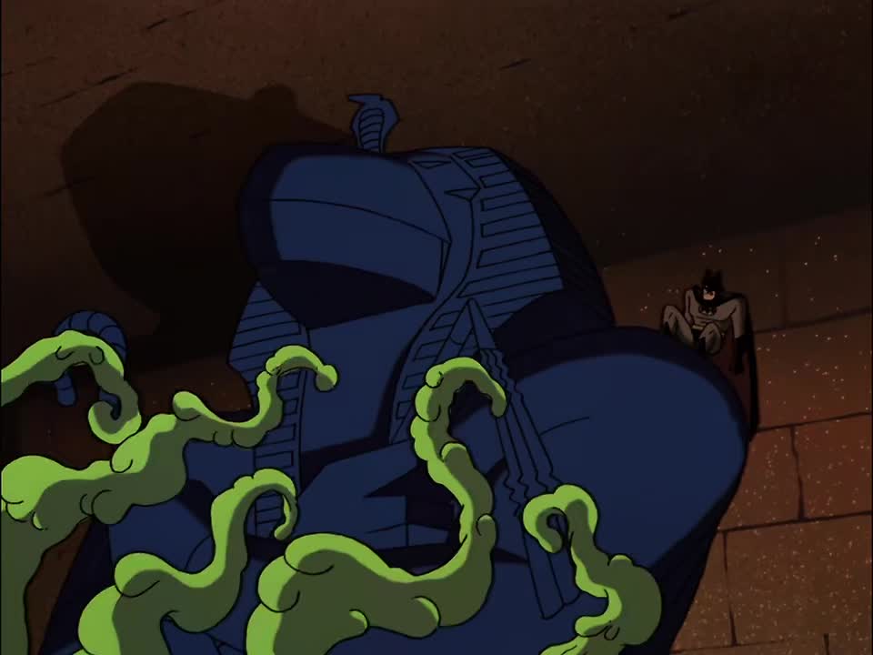 (STRAINING) (YELLING) - Batman: The Animated Series | Clip.Cafe