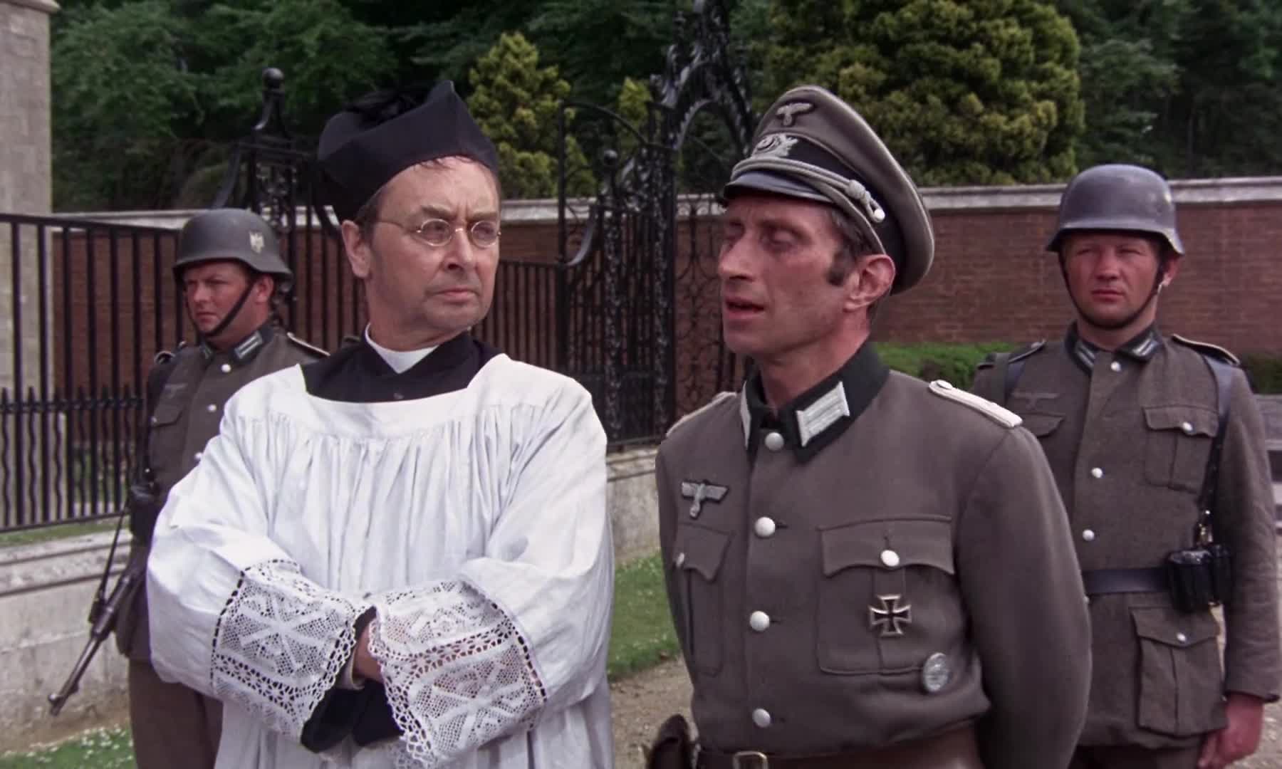 Suddenly, Father,everyone is very religious. You! He can't even ...