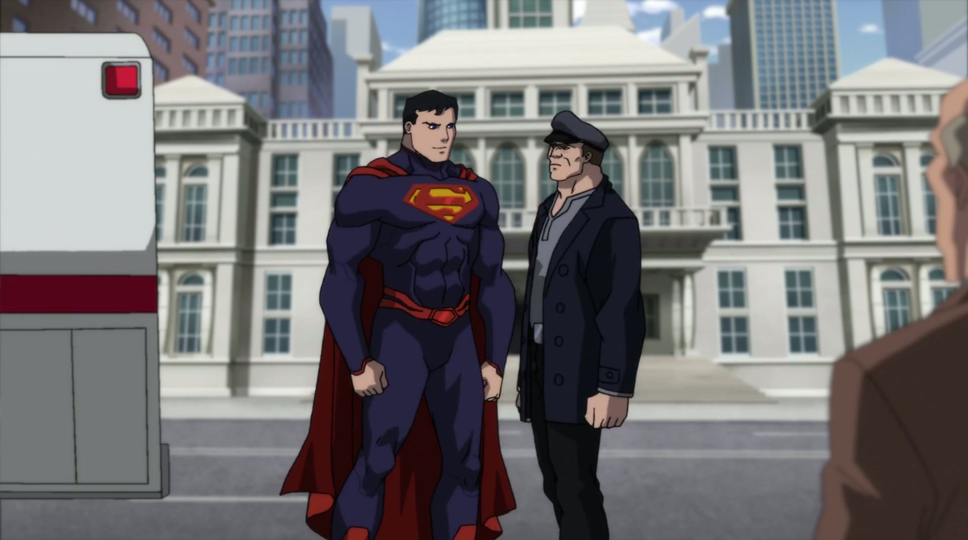 - Superman!- Thanks, big guy. - The Death and Return of Superman | Clip ...