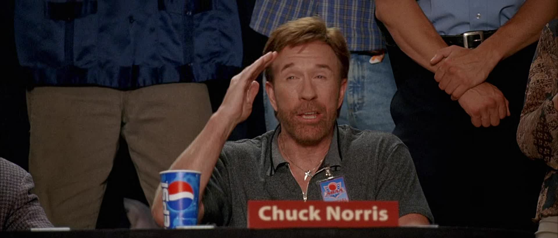 Thank you, Chuck Norris. Thank *you*, Peter. - Dodgeball | Clip.Cafe