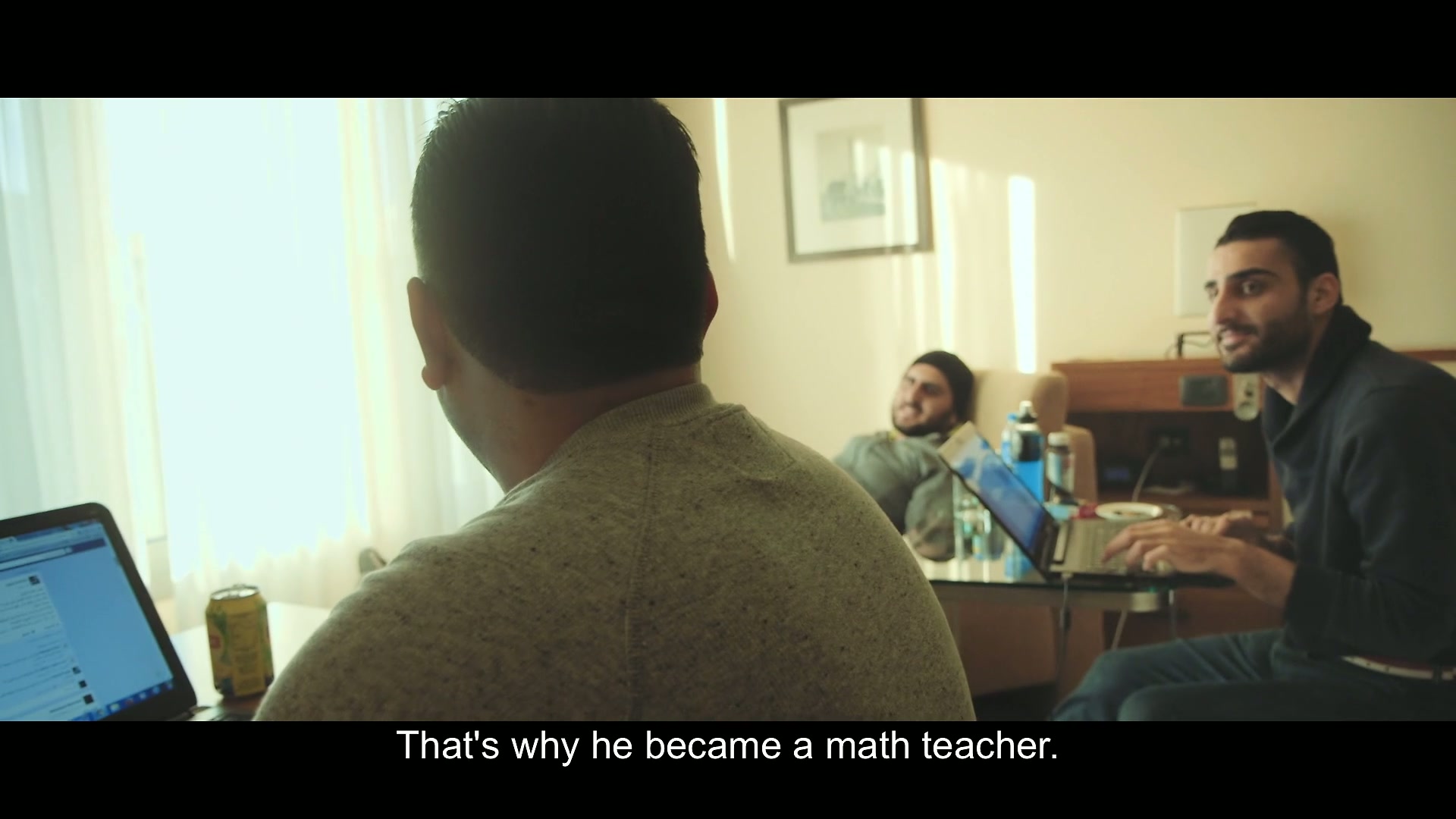 "-That's why he's a math teacher.-I'm a math guy." - City of Ghosts quote