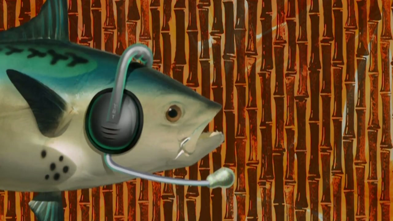 The Fast Food Coliseum,the cheering ground, the realistic fishhead ...
