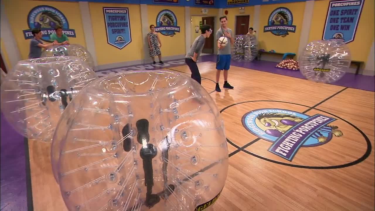 THE GOAL OF FLUGELBALL IS TO KICK THIS FUR-BALL INTO THE OPPONENTS ...