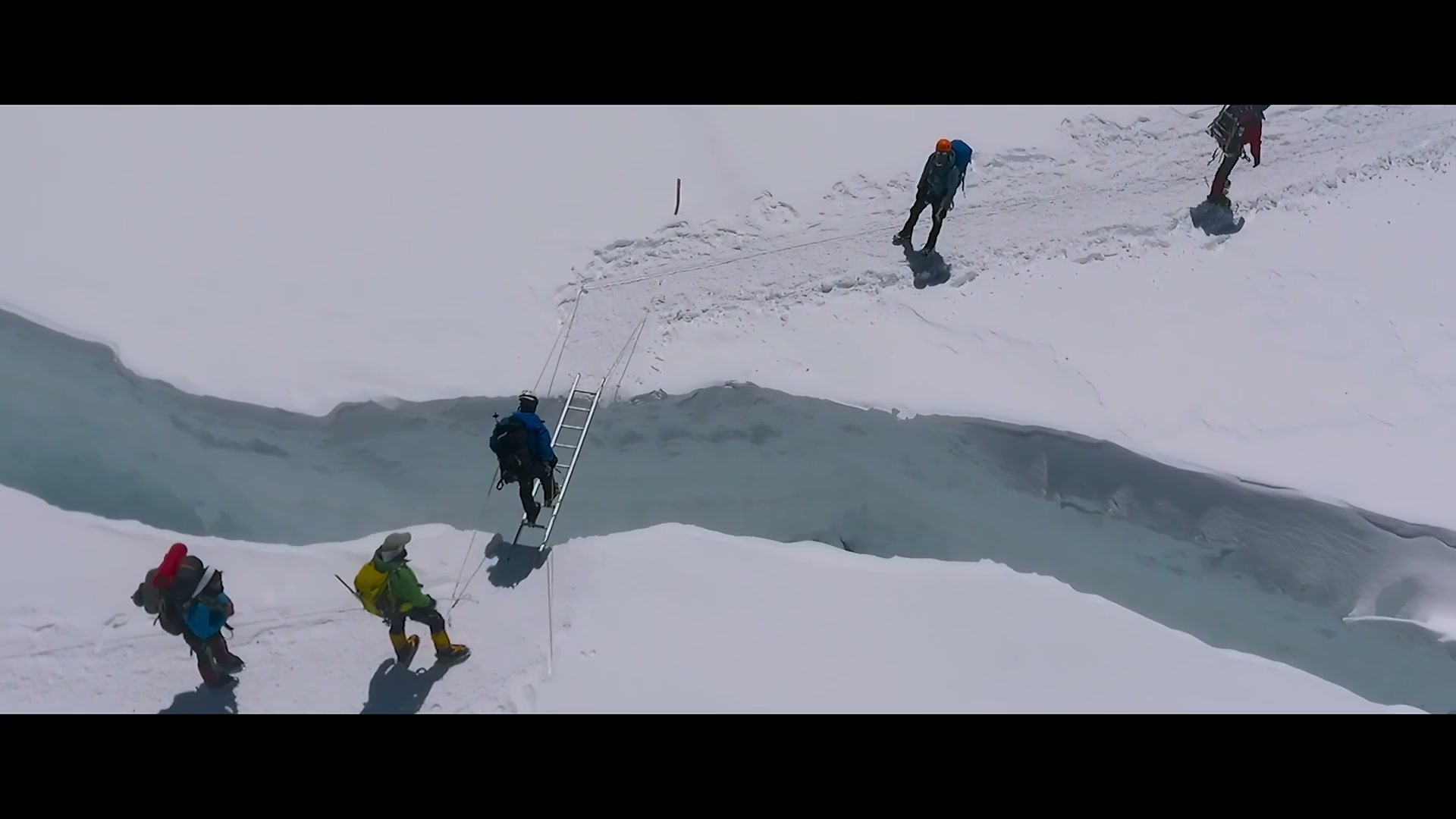 The guided routeon Mount Everest in the spring is pretty far ...