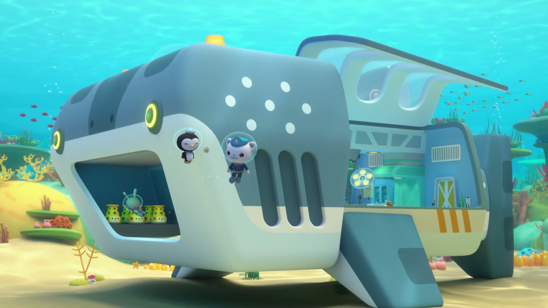 The Gup-W is a mobile medical base. - Octonauts & the Great Barrier ...