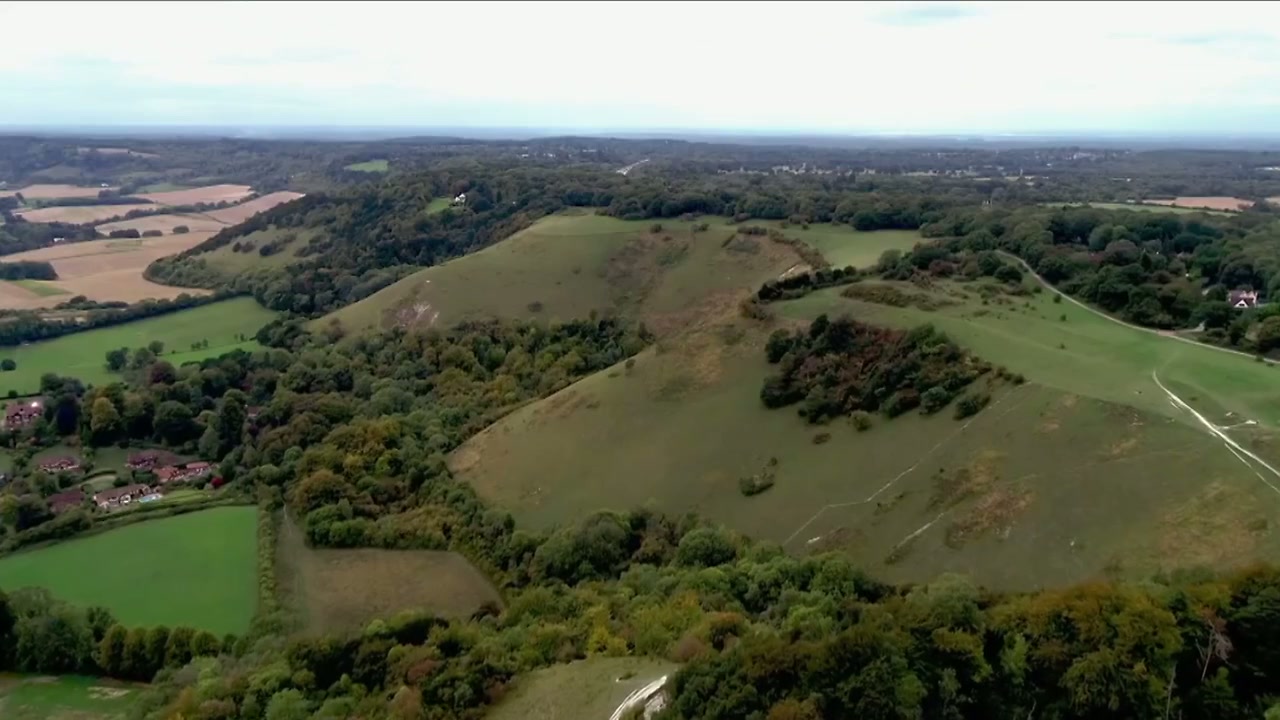 The hill drops away to Reigate. It's quite sharp. - The Buildings That ...
