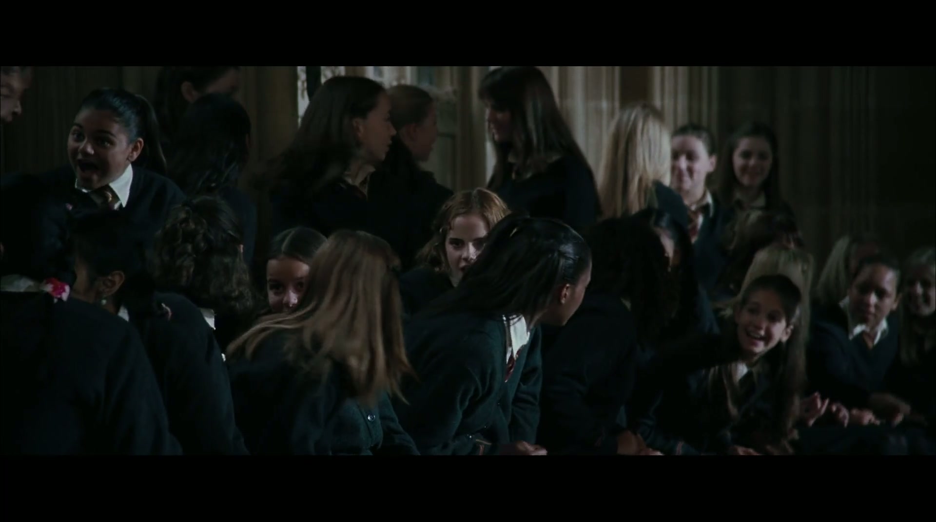 "- The scene when the studentsare learning to dance, it was pretty much ...