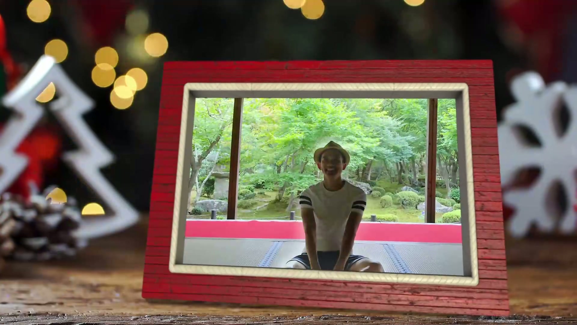 There's a temple--"Enjoki" Temple, which you sit and you meditateand ...