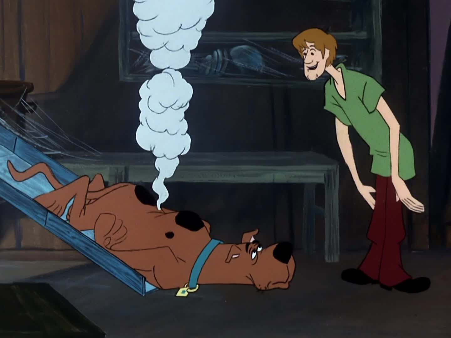 Trying to make a clean getaway,huh, Scooby? - Scooby-Doo, Where Are You ...
