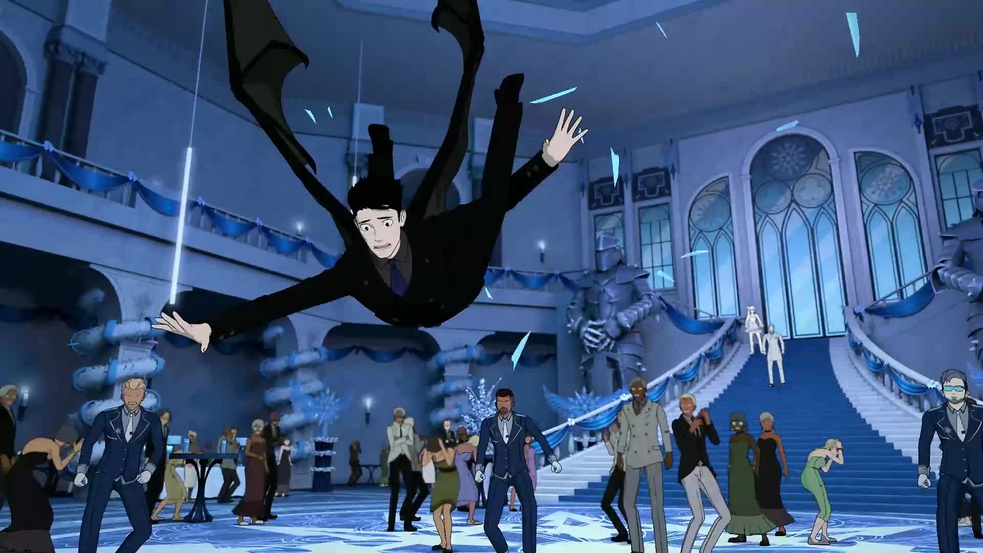 "Ugh! He must workfor the White Fang. But a terrorist organizationwill ...