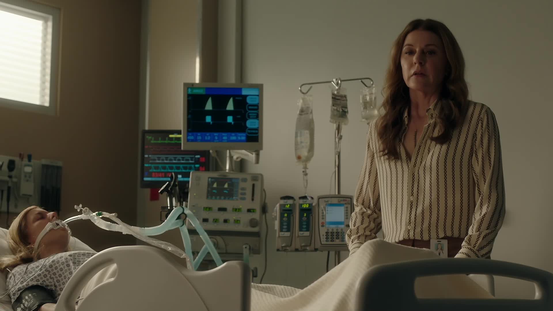 Uh... are they here? I don't normally discuss a... a patient's ...