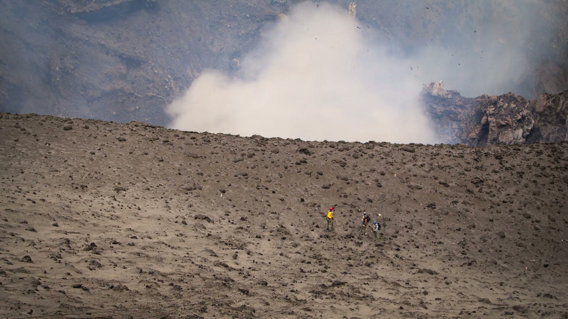 (VOLCANO RUMBLES) Huh? What did you say?Oh, we need to leave? - Welcome ...