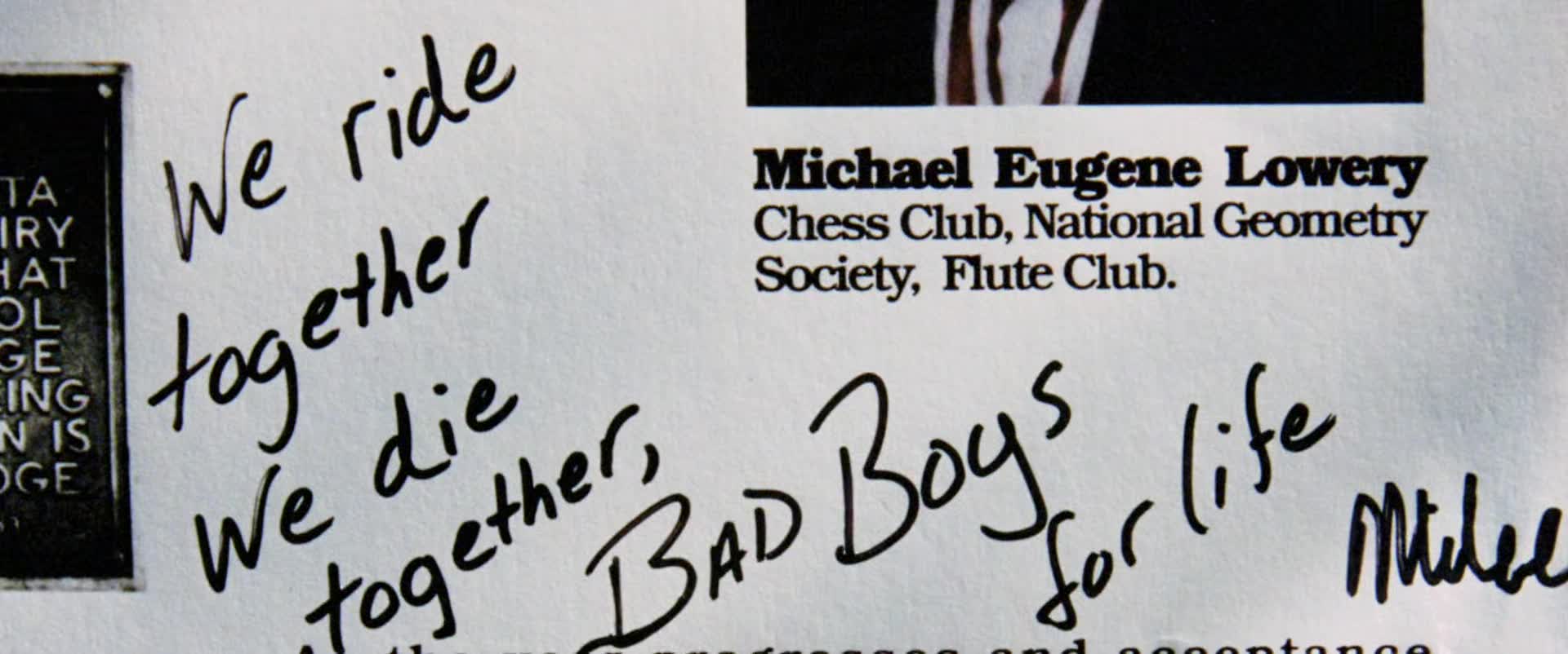 We ride together, we die together. Bad boys for life. - Bad Boys II ...
