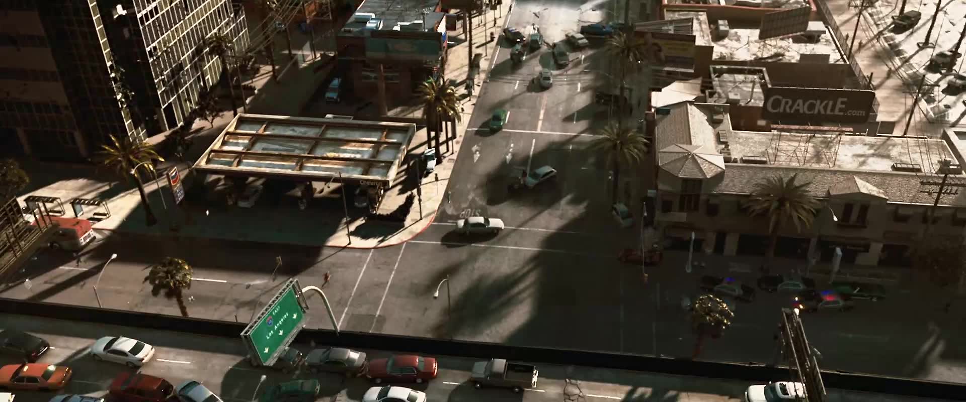 We gotta get to the Santa Monica Airport! Well, take the freeway! It'll ...