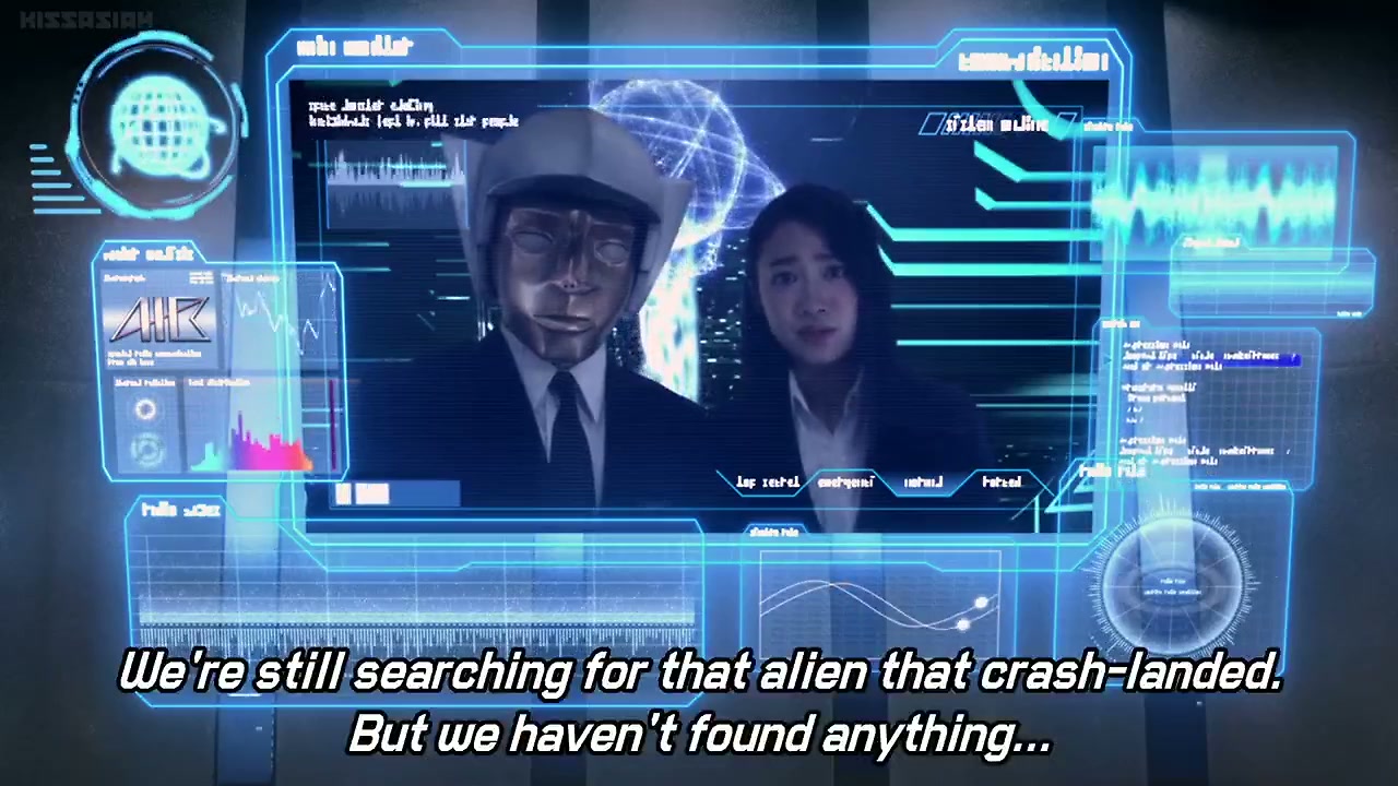 "We're still searching forthe alien we encountered, but no leads yet ...