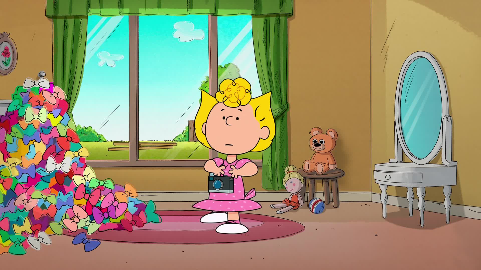 What about hot flamingo? Perfect. Oh, hey, Snoopy. I didn't know ...