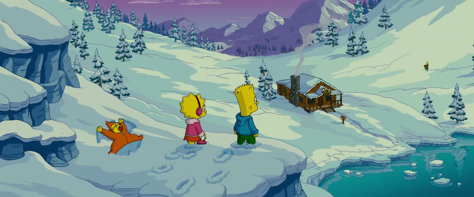 What are you doing BartJust passing the timeMy boy loves Alaska so much ...