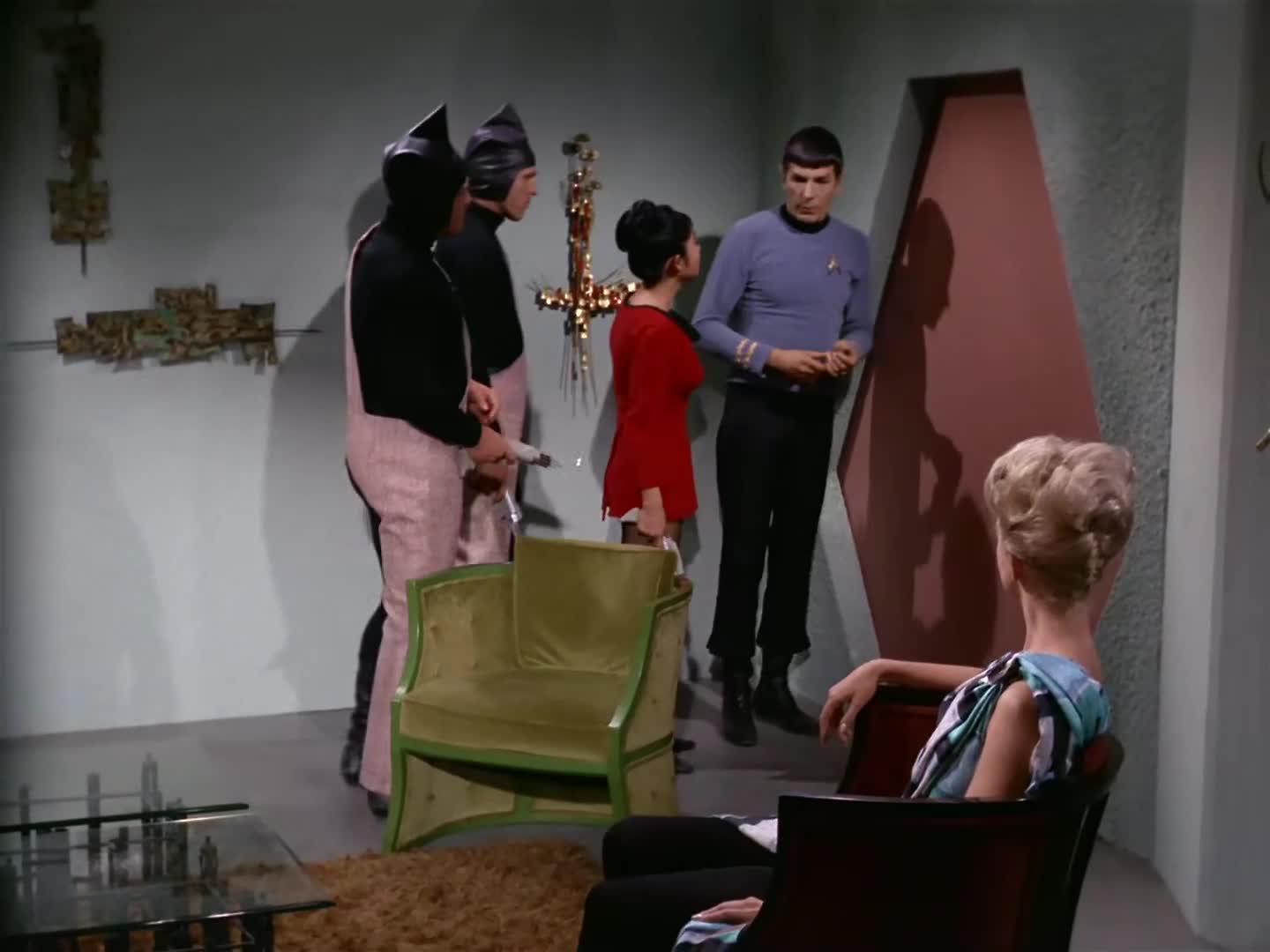 What are you going to do,Mr. Spock? Find the ambassadorand the captain ...