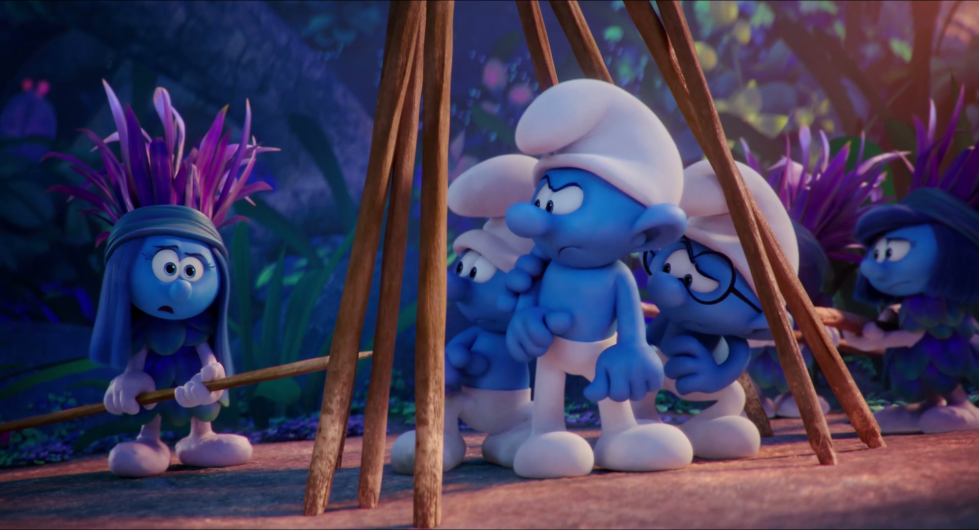 What do we do with these blue blobs? - Smurfs: The Lost Village | Clip.Cafe