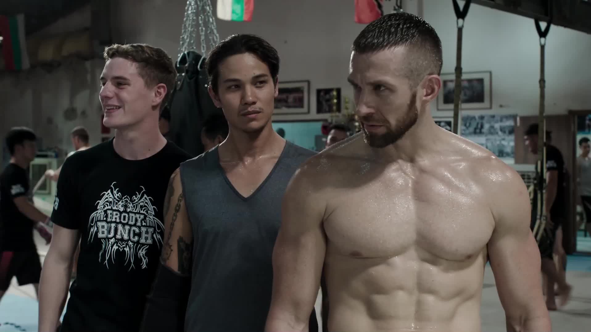 What the hell isthis Bruce Lee shit? "Boards don't hit back." Man ...