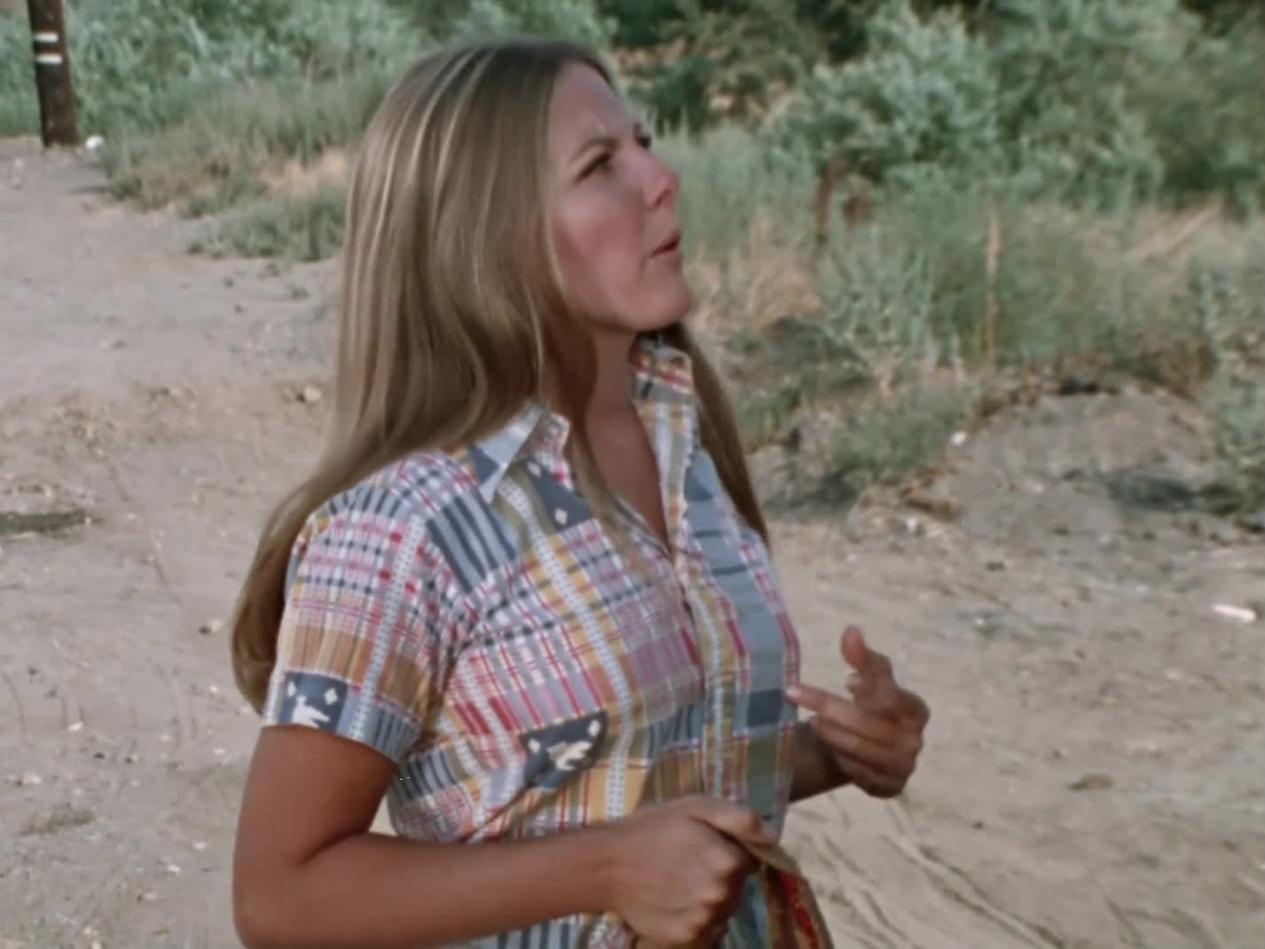 What's the trouble, miss? Oh, my car went off the road. Could you help ...