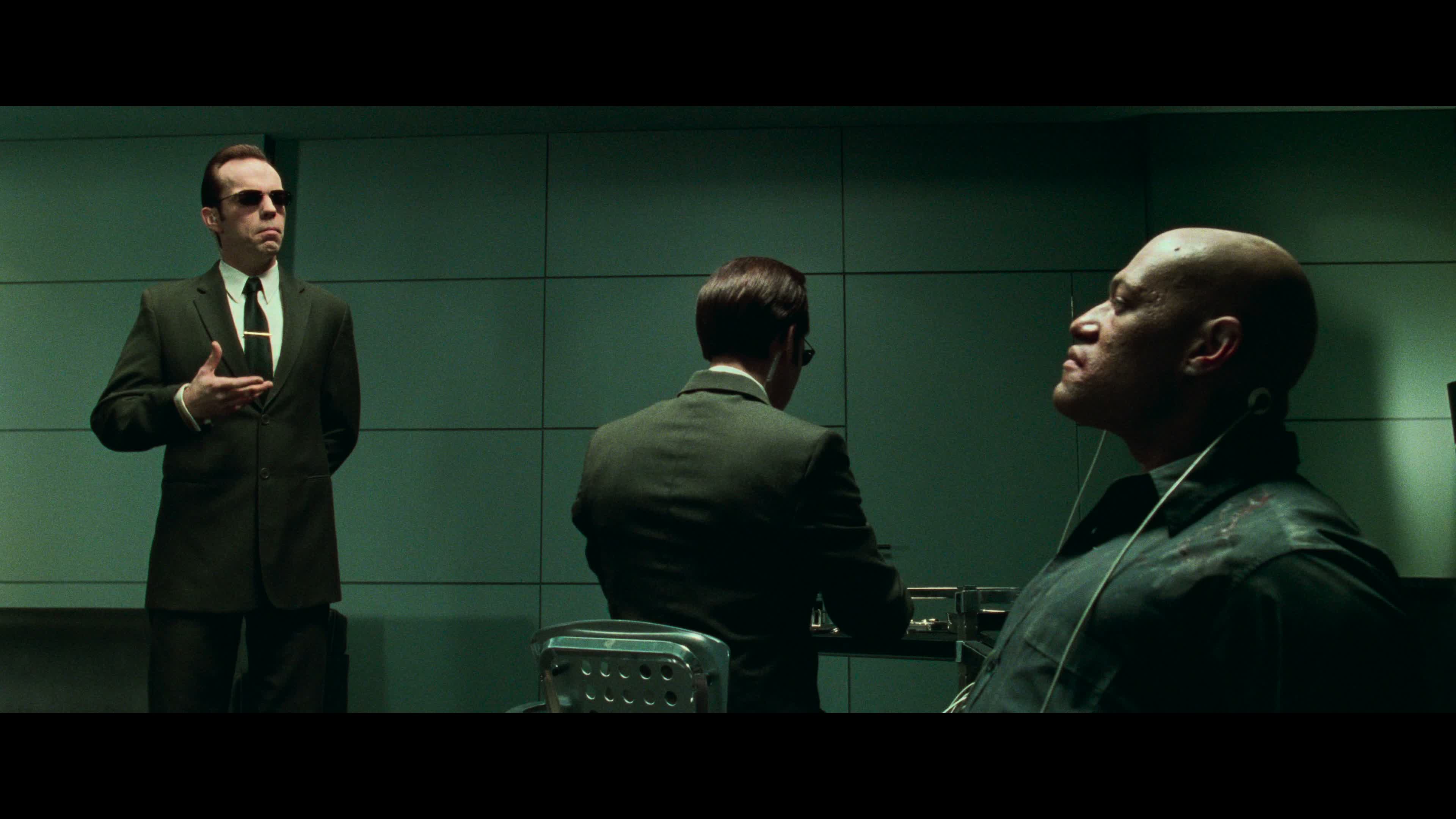 WHICH IS WHY THE MATRIXWAS REDESIGNED TO THIS... - The Matrix | Clip.Cafe