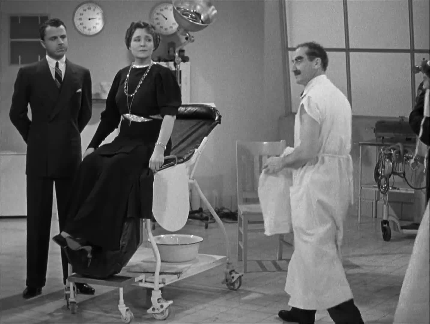 Dr. Hackenbush, tell me, who sent for these men? You don't have to send ...