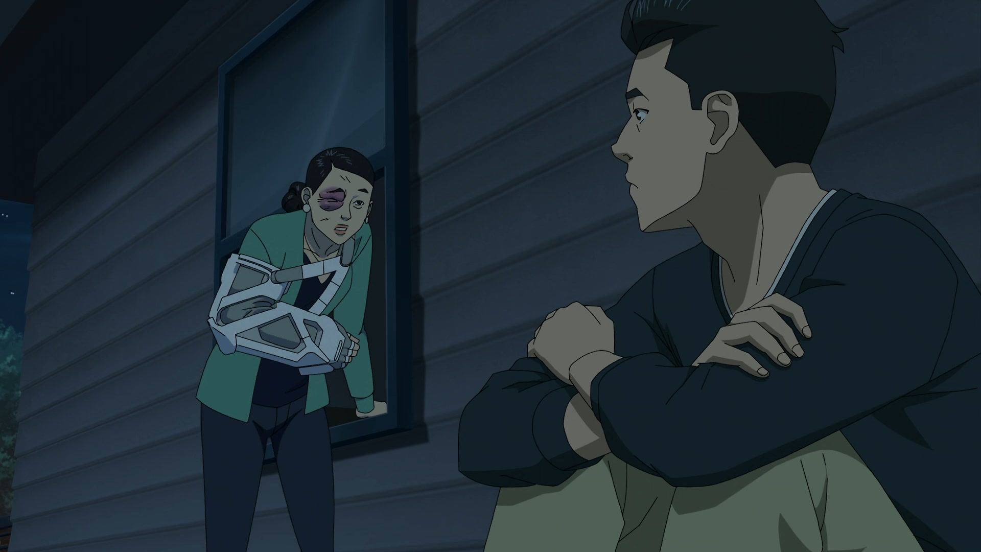 "I was comingto say good night, but..." - Invincible quote