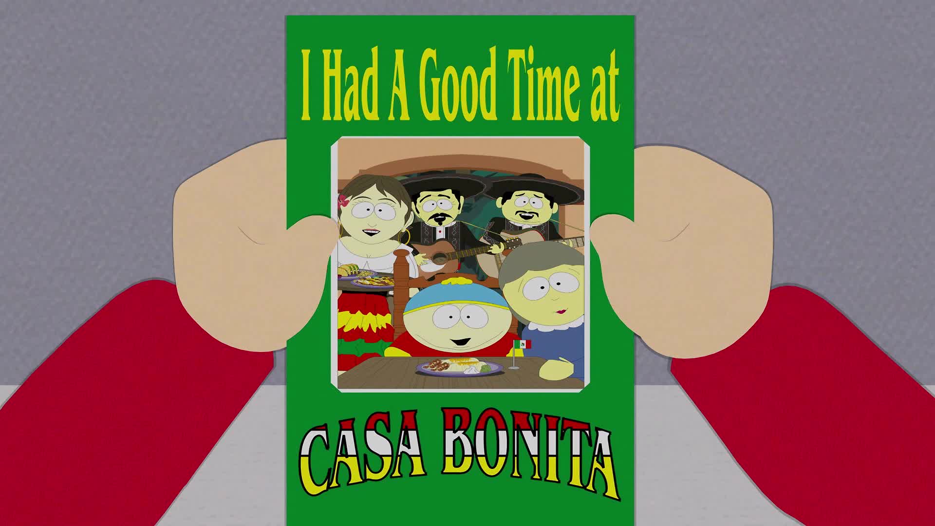 Yeah, Casa Bonita this Saturday. Wow!That's gonna be so fun! Yeah, it ...