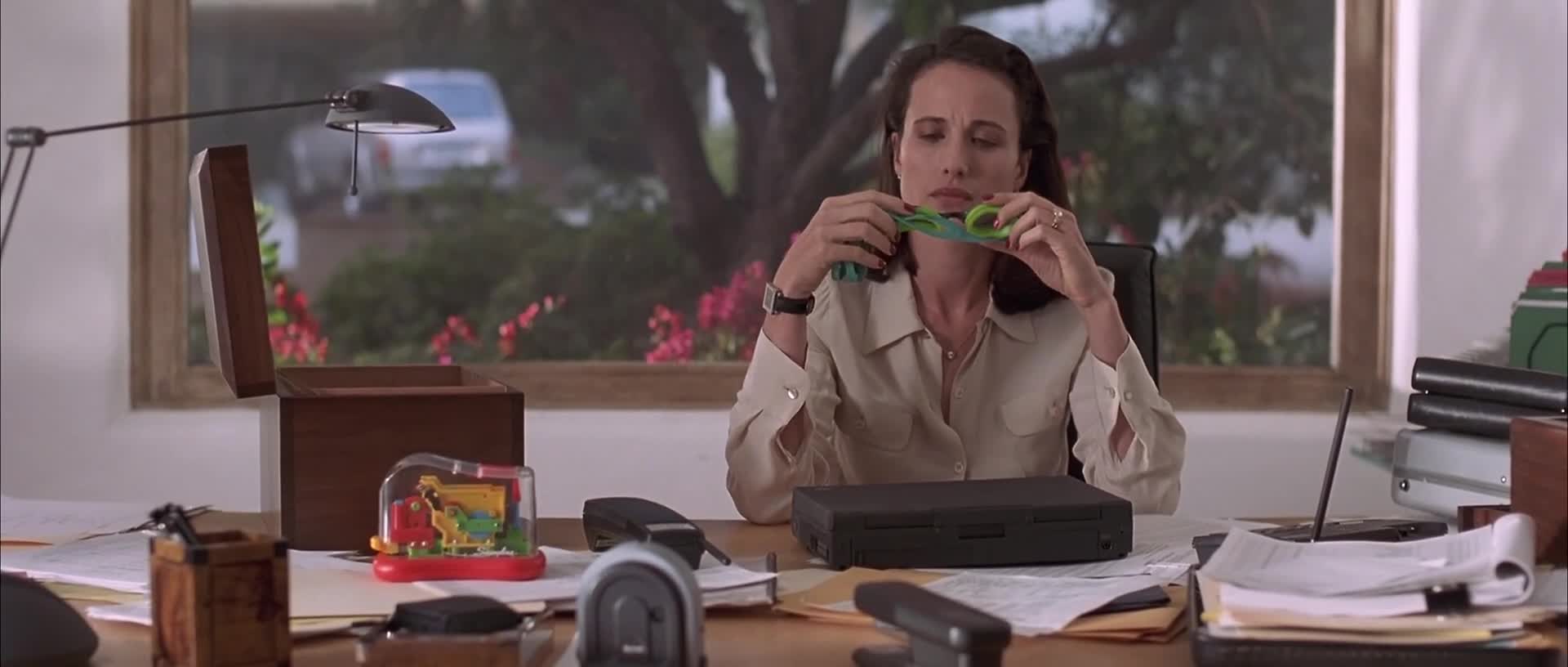 "Yo, madam Max. I'm supposed to tell you to hand over the computer and ...